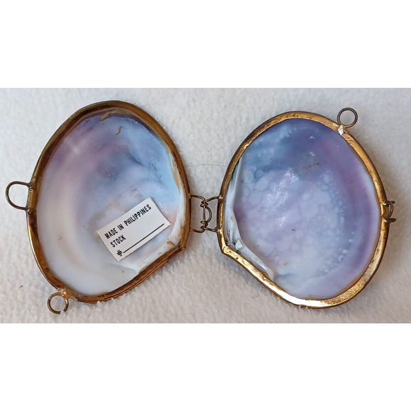 Storage & Organization | Vintage Hinged Clamshell Trinket Box Brass ...